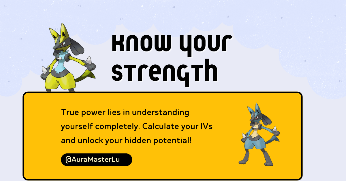 Pokémon IV Calculator | Calculate Individual Values